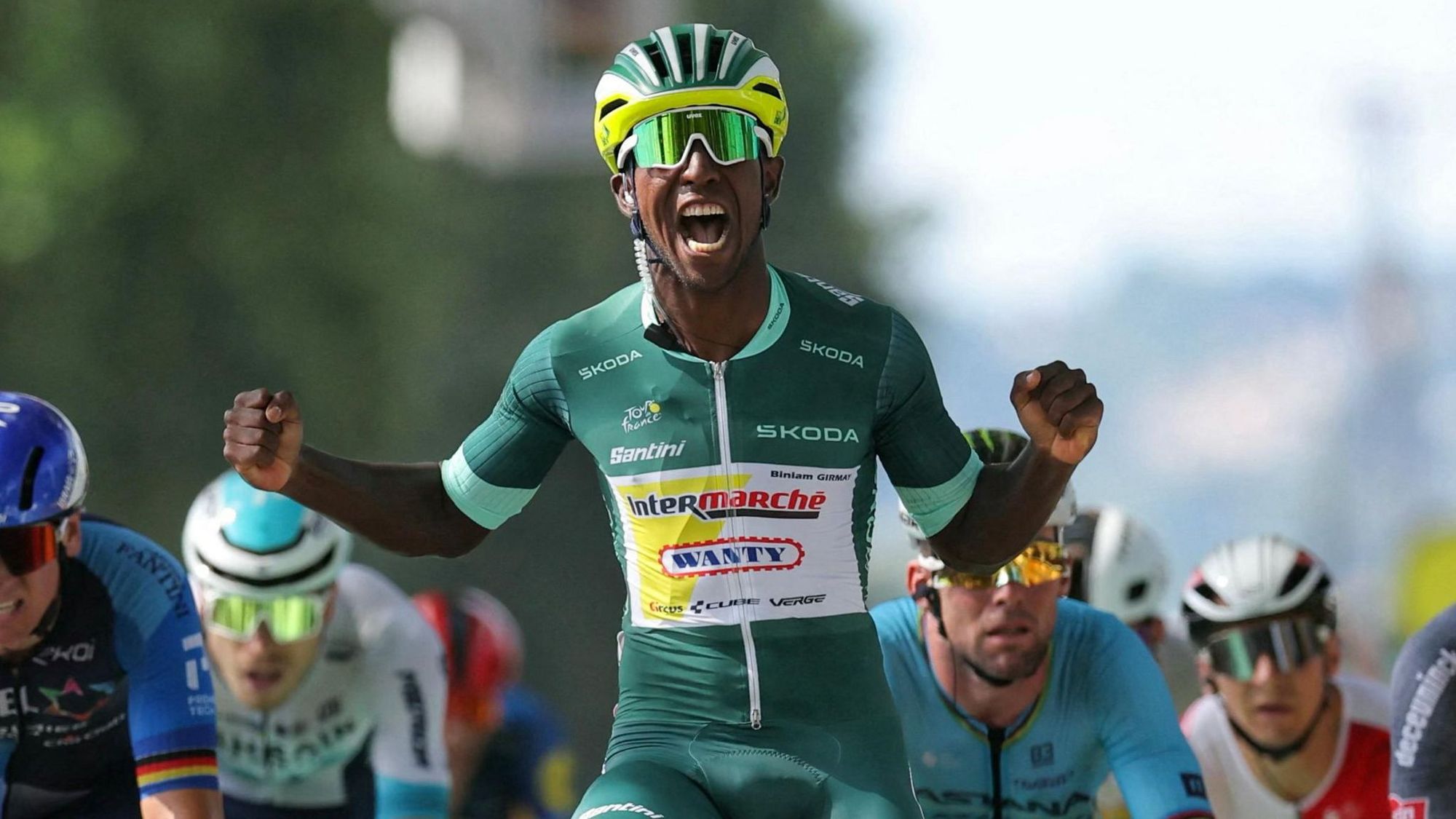 Africa Rising: Biniam Girmay Secures Triple Victory at Tour de France